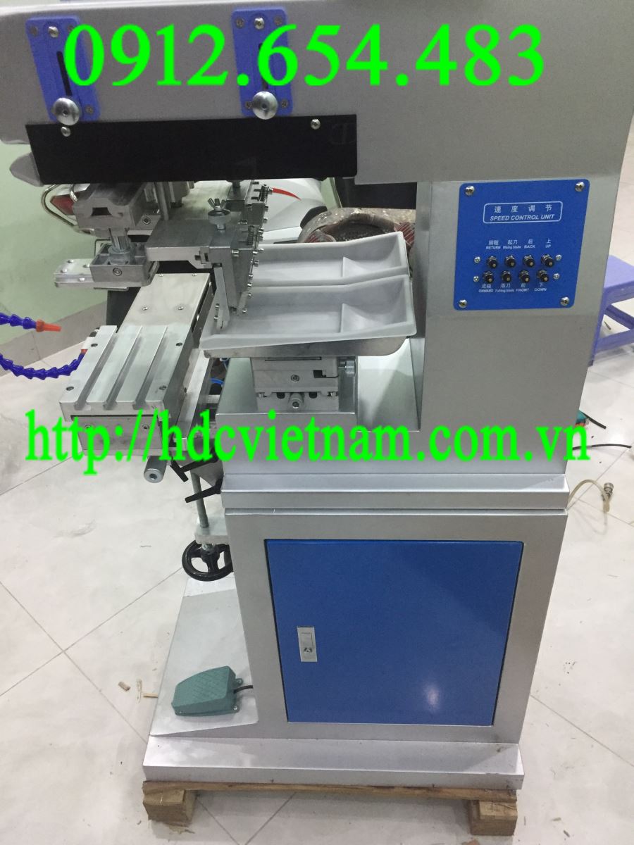 máy in tampon, máy in tampon 1 mầu, máy in tampon 2 mầu, máy in tampon 4 mầu, máy in logo trên ...